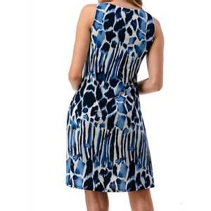 Ariella | Dresses | New Ariella Patterned Zip Front Shift Dress In ...